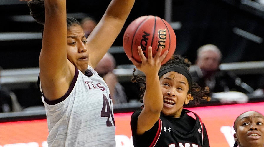 Jones, Johnson lead No. 13 Texas A&M women past Lamar 77-61 | Fox News