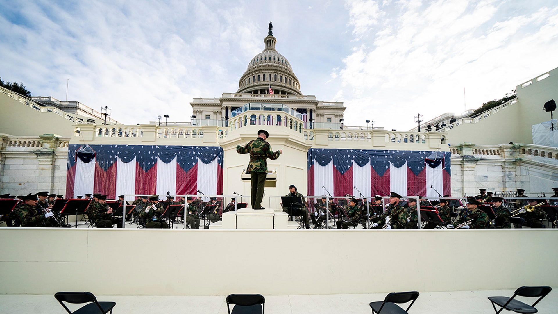 Joe Biden's inauguration rehearsal goes on amid tension, false alarm ...