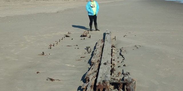 Mysterious Shipwreck Emerges From The Sands Of North Carolina Beach