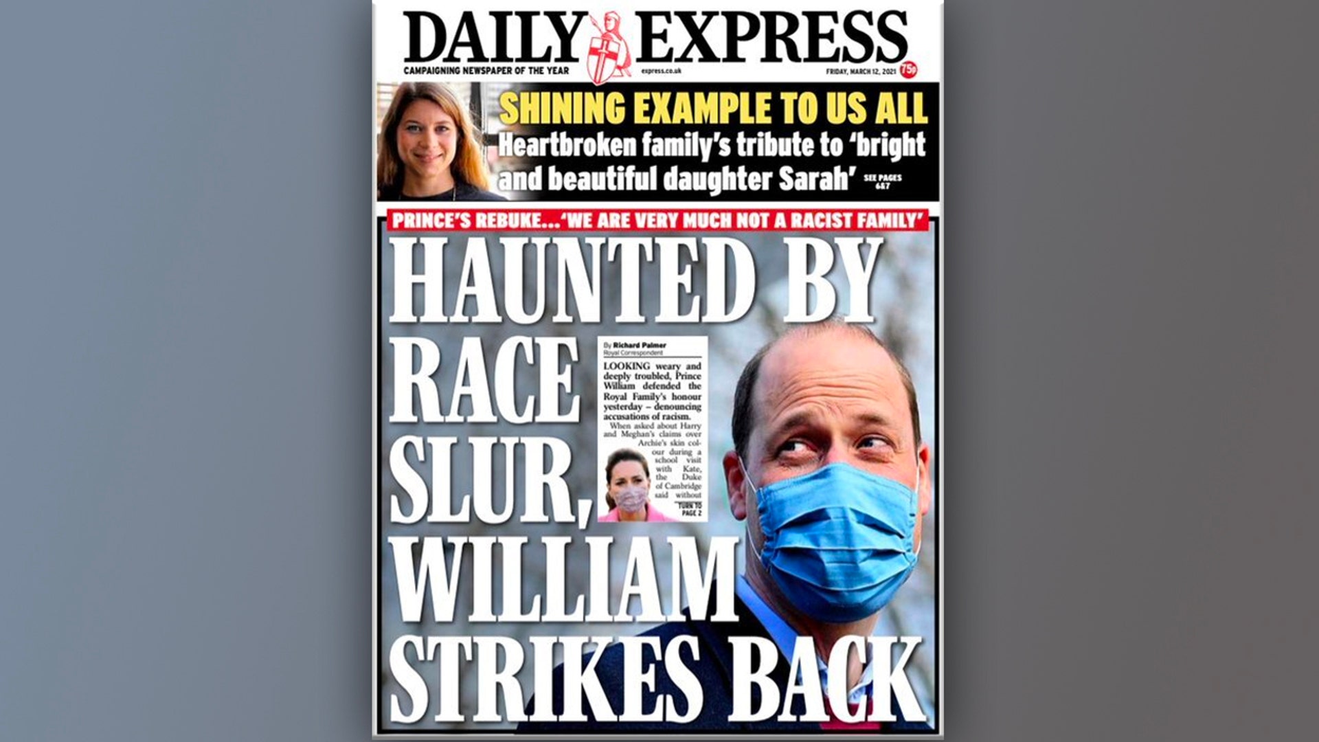 British tabloids strike again as Prince William breaks silence on ...