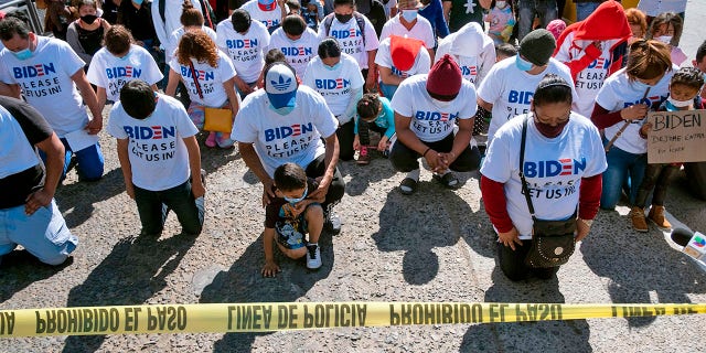 Migrants Wear Biden T Shirts At Us Mexico Border Demand Clearer