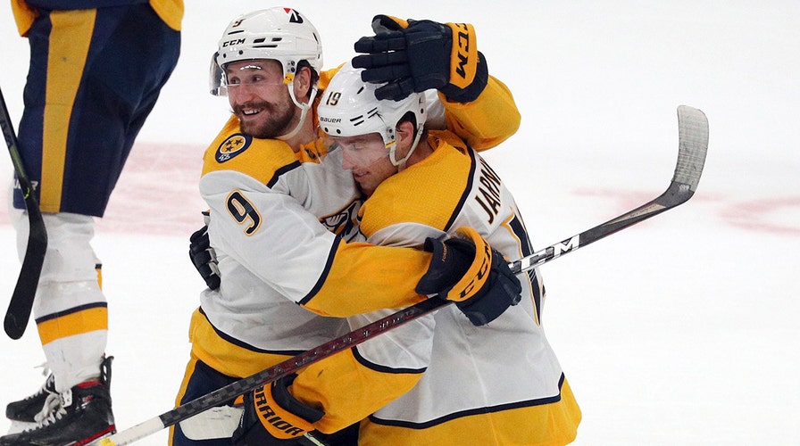 Preds finish long trip with another 4-3 SO win over Stars | Fox News