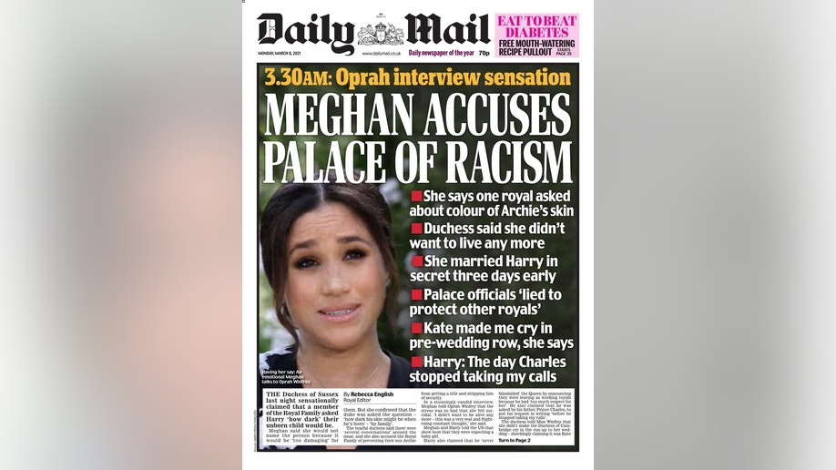 British newspapers react to Meghan, Harry's explosive Oprah interview ... British newspapers react to Meghan, Harry's explosive Oprah interview ...