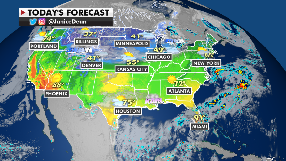 National weather forecast: Cold temperatures, snow to spread across US ...
