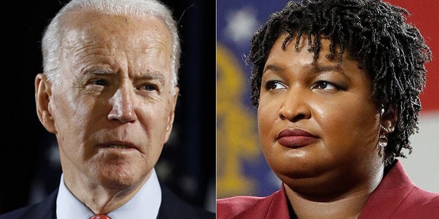 Biden tells reporter he's 'insulted' at idea he felt burned by Stacey ... Biden tells reporter he's 'insulted' at idea he felt burned by Stacey ...
