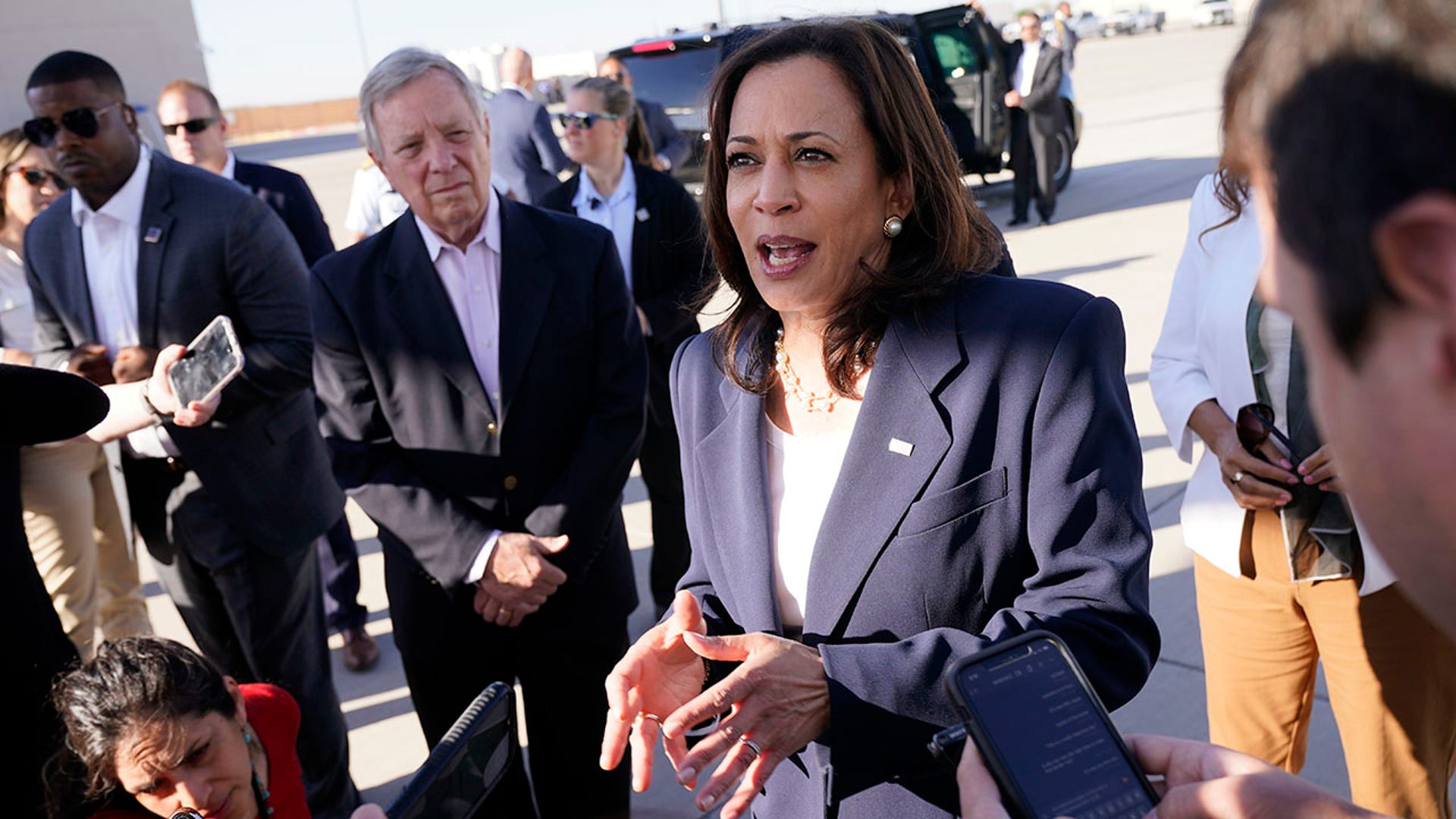 Kamala Harris Makes Her First Visit To The Us Mexico Border Fox News