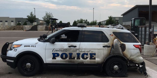 Colorado Police Suv Torched In Targeted Arson Attack Under