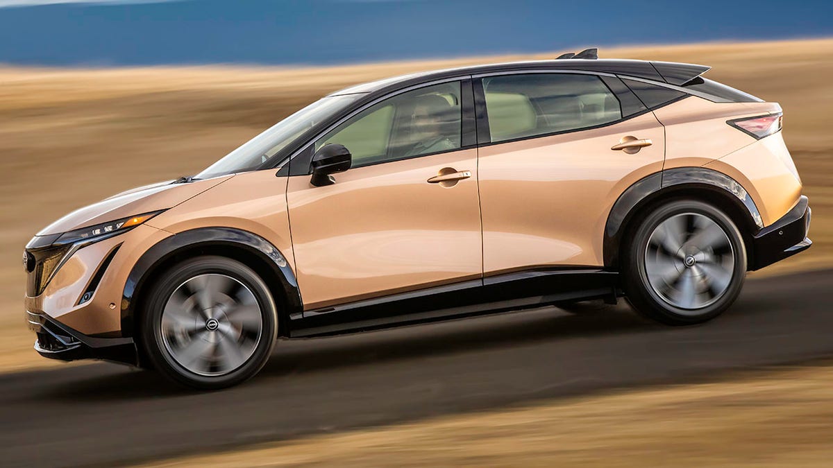 Electric Nissan Ariya priced from 47 125 and Brie Larson chose this one Fox News