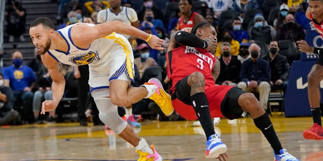 Curry hits winning jumper, Warriors beat Rockets 105-103 | Fox News
