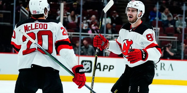 Fabian Zetterlund, Kevin Bahl score 1st NHL goals as Devils down ...