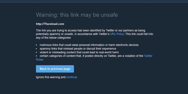 Twitter slaps 'unsafe' warning label on firearms news website The ...
