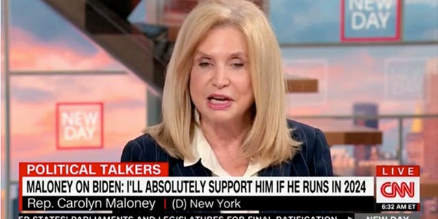 Democratic Rep Maloney Apologizes To Biden On Cnn For Saying She Doesn