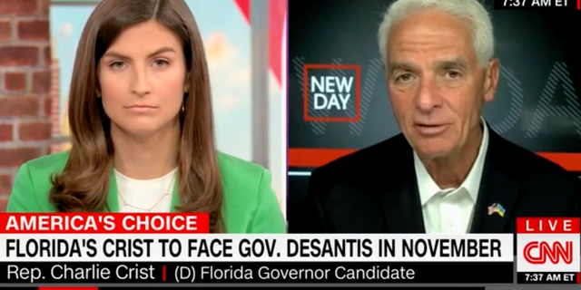 Crist goes on long awkward rant about how much he ‘loves’ Biden: ‘Thank God Joe Biden’s the ...