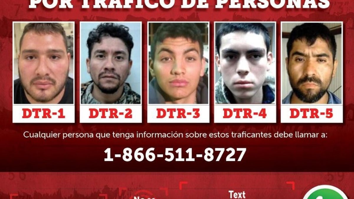 Border Officials Mexican Government Target Five Suspected Human