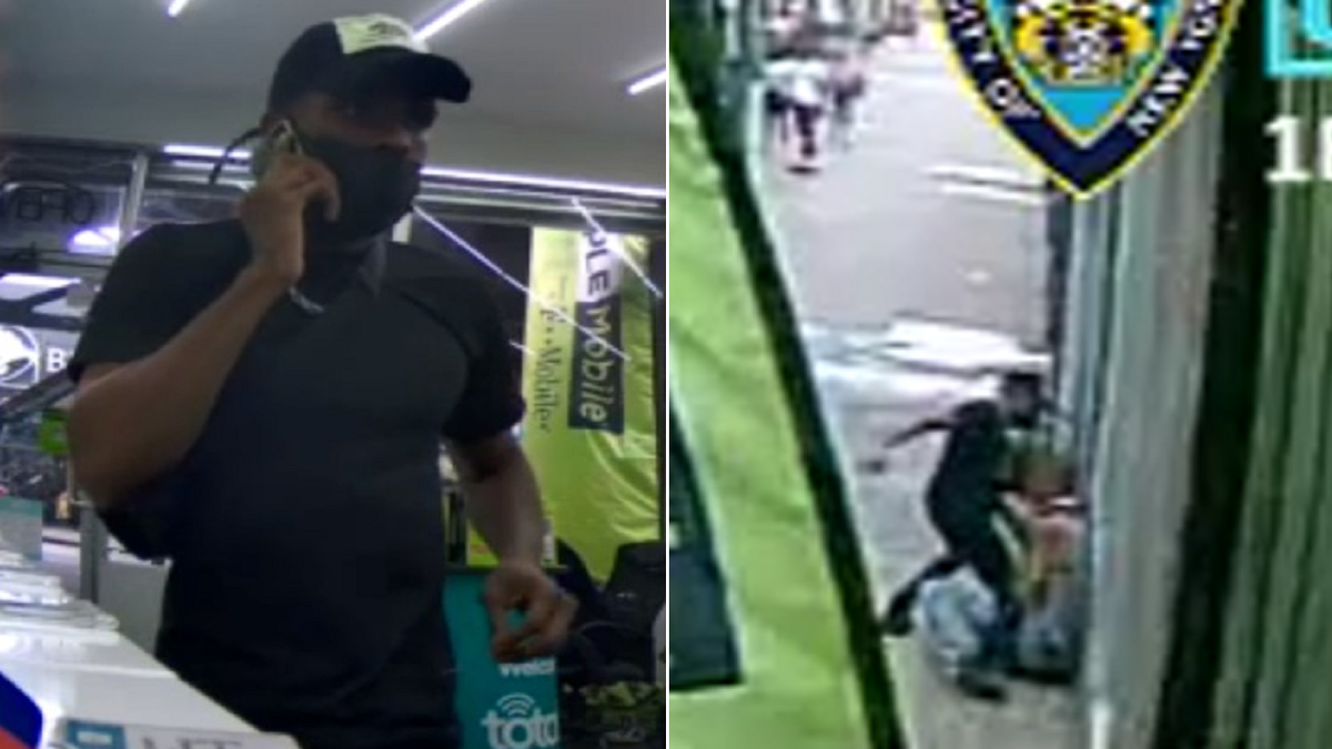 NYC robbery victim tackled into fruit stand, video shows | Fox News NYC robbery victim tackled into fruit stand, video shows | Fox News