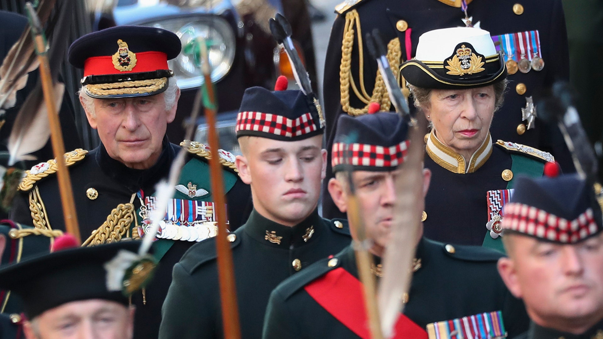 Queen Elizabeth II's procession and thanksgiving service in pictures ...