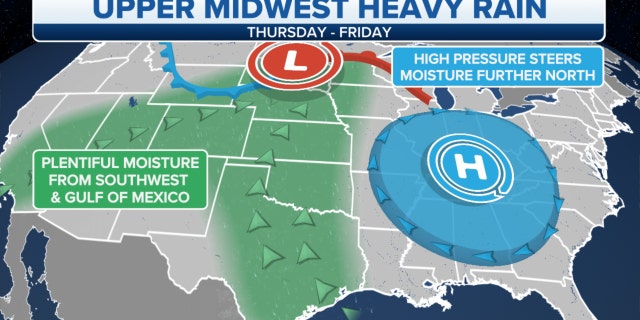 Wet weather over Plains, Midwest to bring flash flooding risks | Fox News