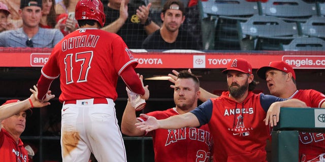 Angels' Shohei Ohtani, Mike Trout combine for three home runs in Halos ...
