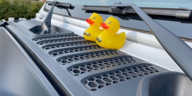 What is 'ducking'? The giant duck outside the Detroit Auto Show ...