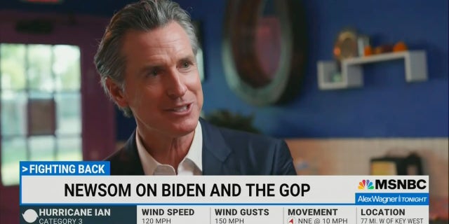 Gavin Newsom urges Biden to 'lean in' to hostile rhetoric against GOP ...