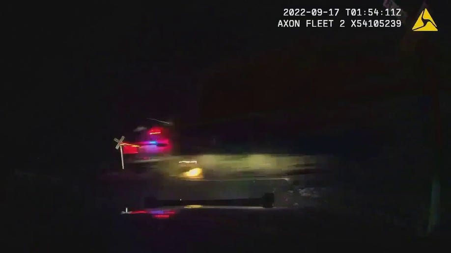 Video Shows Train Hit Colorado Officers Car With Suspect Inside Fox News