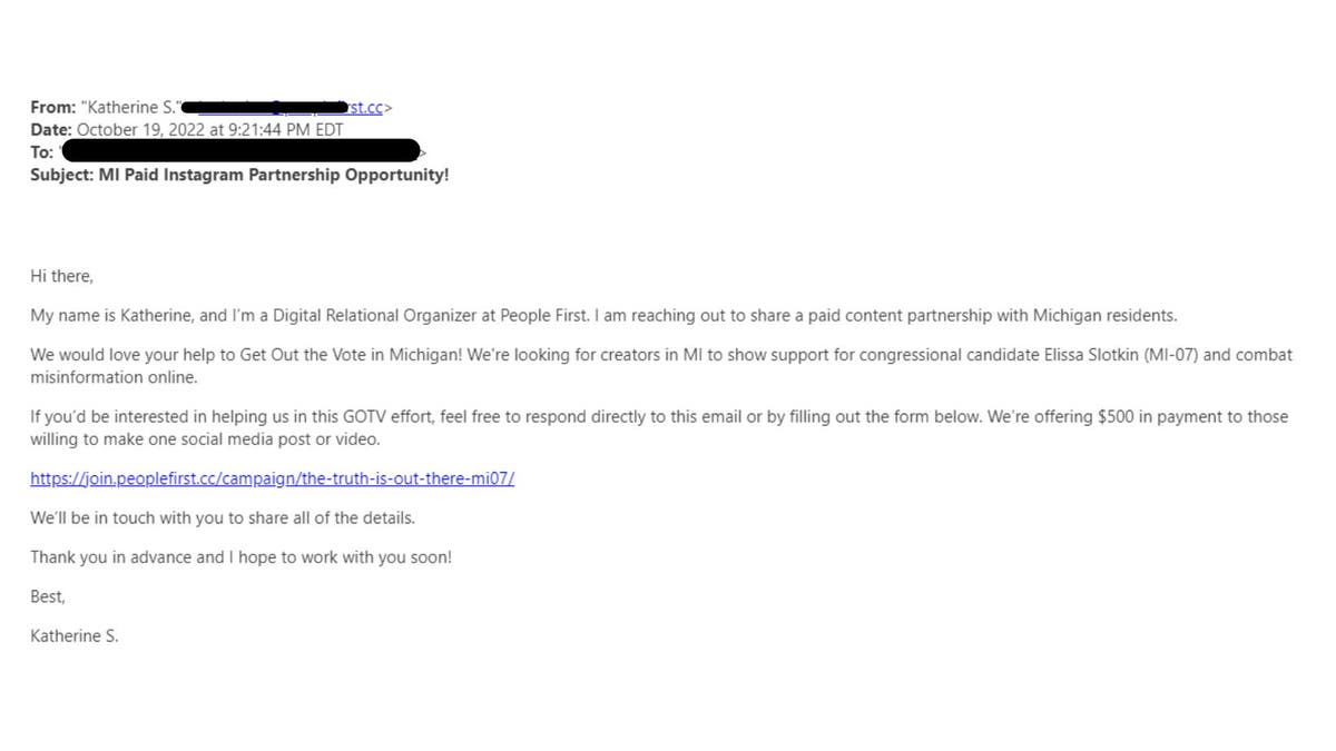 Democrat-linked marketing firm offers $500 for online endorsement of ... Democrat-linked marketing firm offers $500 for online endorsement of ...
