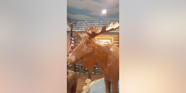 Chocolate moose, anyone? Maine attraction, made of confectionary staple ...