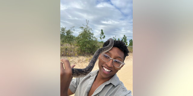 Steve Irwin-like wildlife enthusiast shares joy at finding rare pine ...