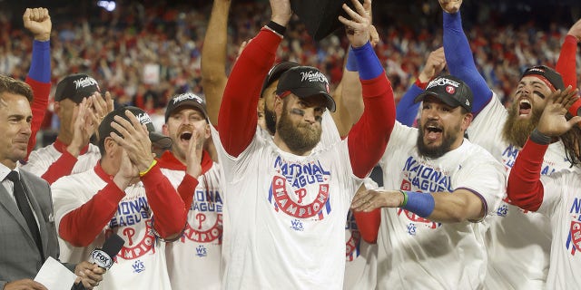 NLCS MVP Bryce Harper predicts World Series victory: 'We're gonna bring this s--t home' | Fox News