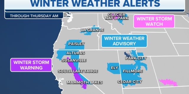 Warm weather will continue for the East, West sees high-elevation snow ...