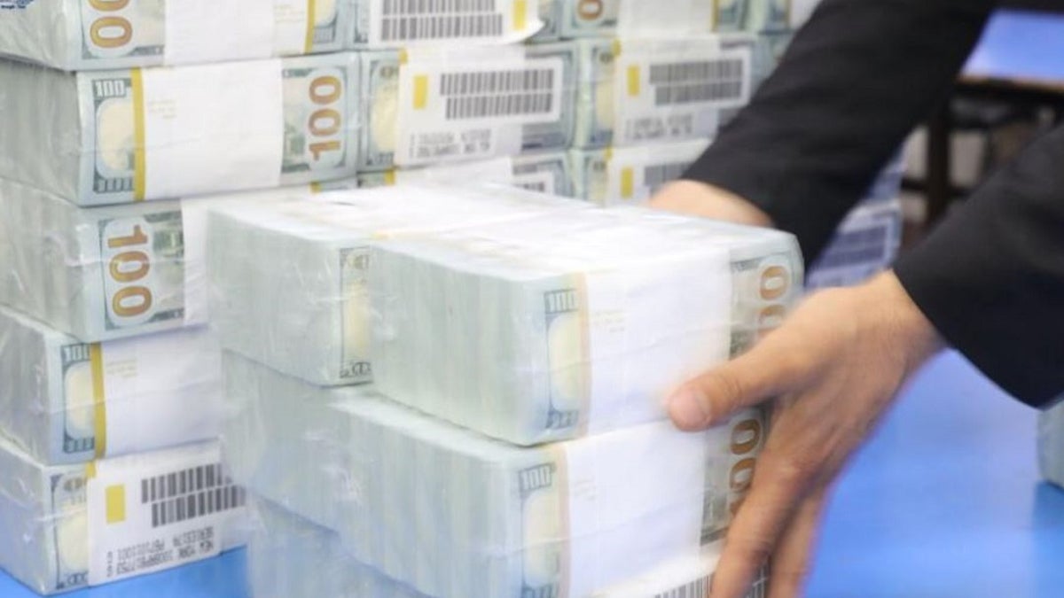 Afghanistans Taliban Displays Pallets Of Cash Received For