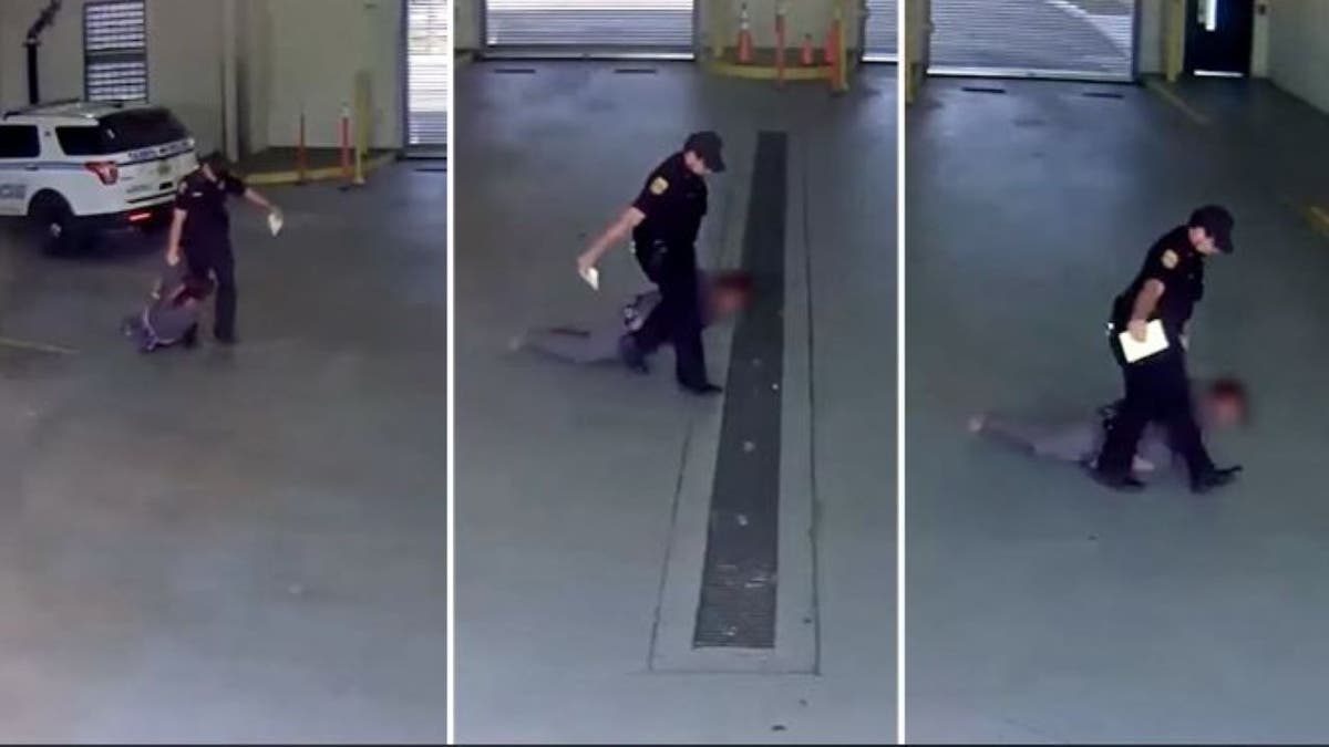 Florida police officer fired after video shows him drag woman into jail ... Florida police officer fired after video shows him drag woman into jail ...