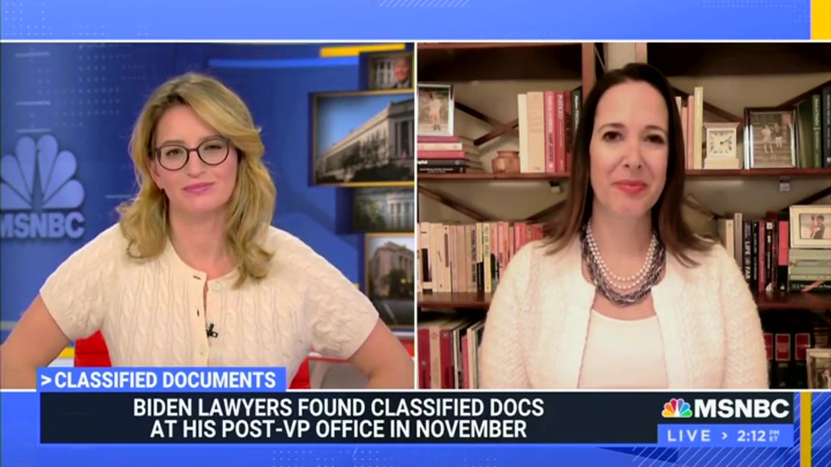 Unlike Trump, Biden didn’t take classified documents 'willfully,' MSNBC ... Unlike Trump, Biden didn’t take classified documents 'willfully,' MSNBC ...