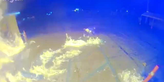 California arsonists set themselves on fire while attacking business ...