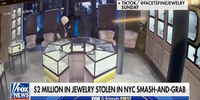 NYC jeweler frozen in fear as thieves steal $2M in jewelry in less than a minute: 'Very ...