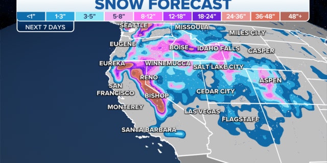 Wet weather will continue to hammer the West through next week | Fox News