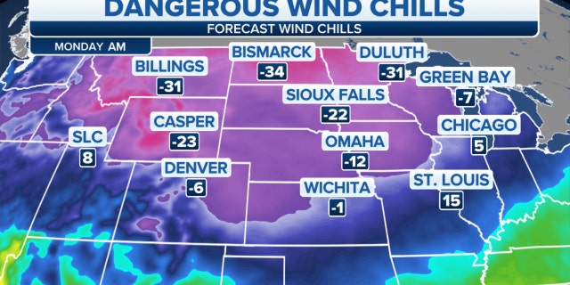 Dangerously cold weather forecast across central, northern US | Fox News