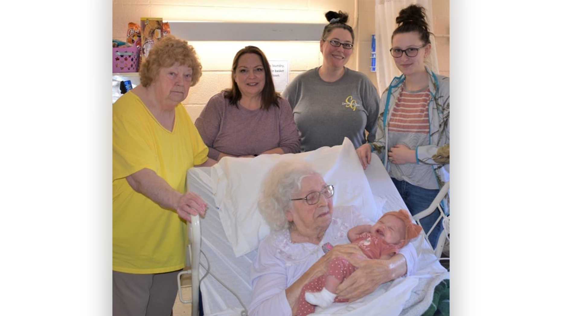 Tell Me Something Good 98 Year Old Grandmother Meets Her Great Great