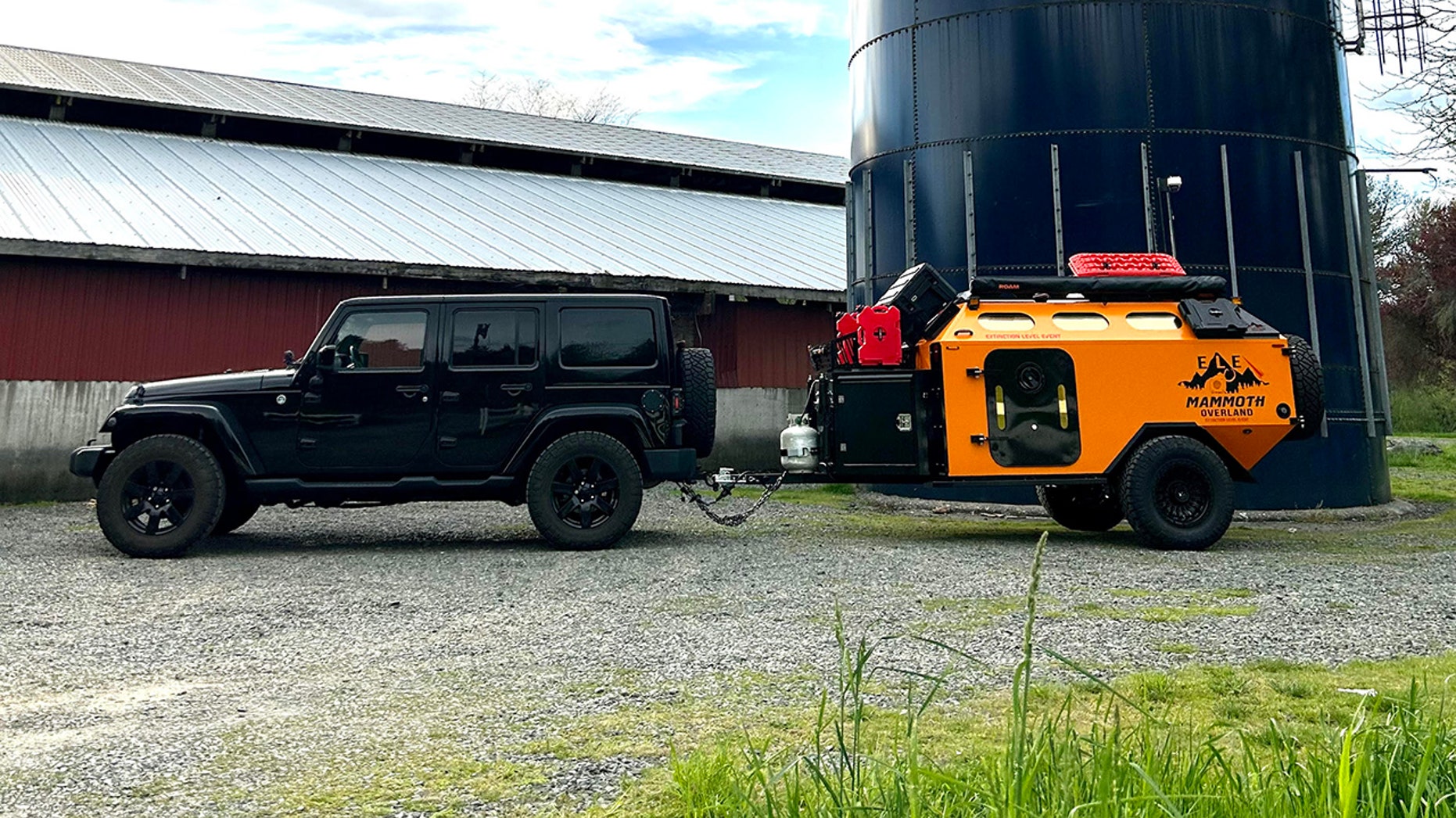 Bear and bulletproof travel trailer is ready for the roughest stuff ...