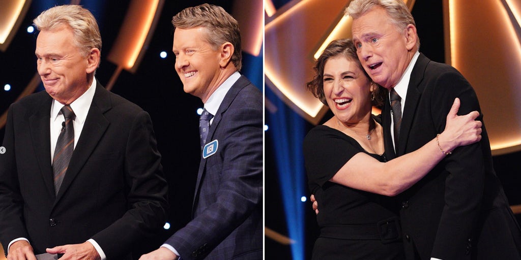 neighbor jeopardy honored the popular television host pat sajak after ...