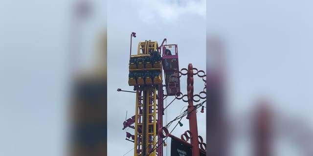 Amusement park's 'biggest' roller coaster breaks down 'right at the top ...