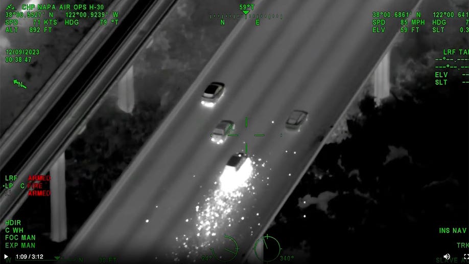 Chp High Speed Chase Ends With Overturned Car 5 In Custody Fox News
