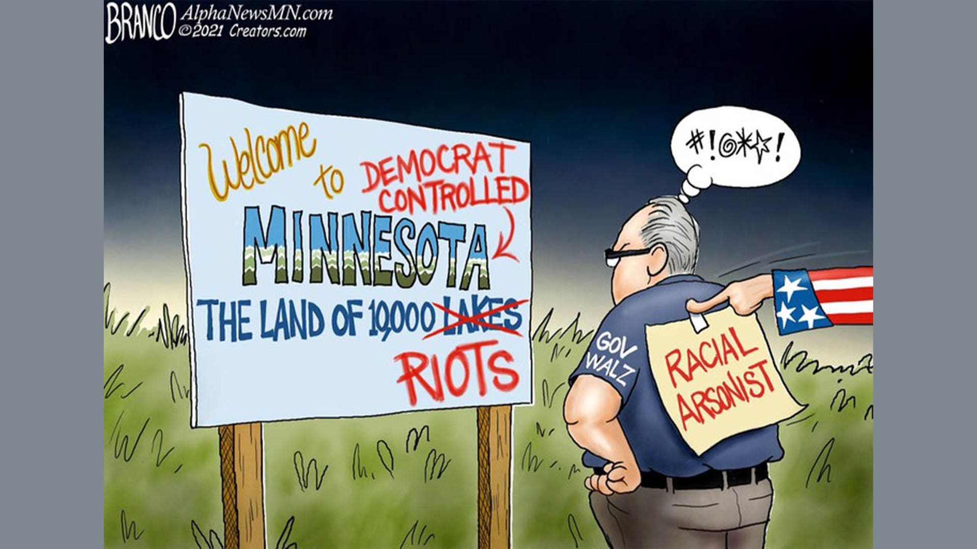 Tim Walz in political cartoons | Fox News