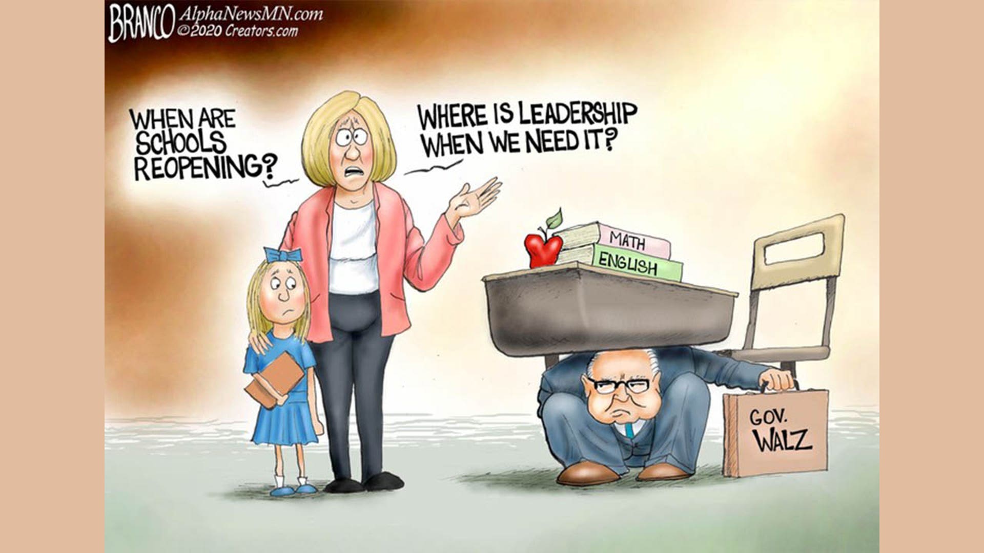 Tim Walz in political cartoons | Fox News