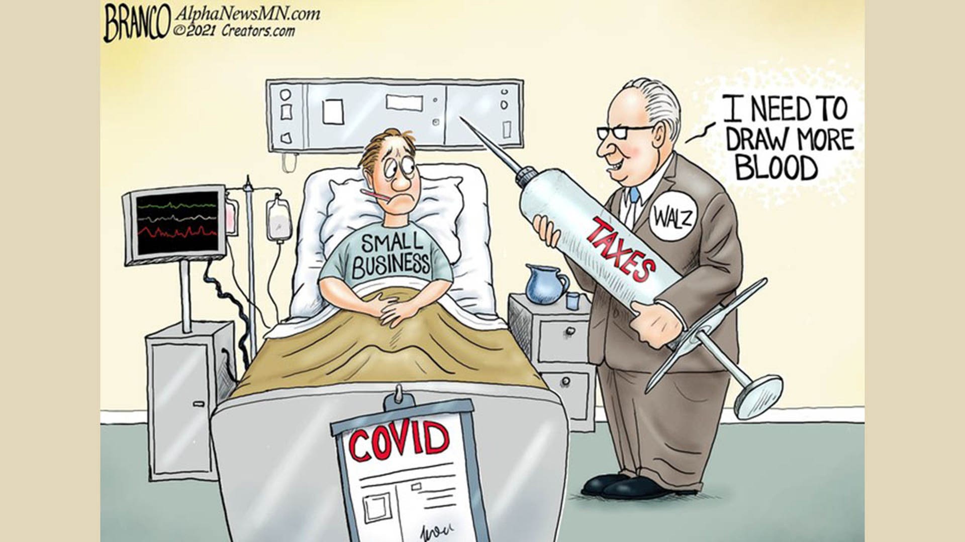 Tim Walz in political cartoons | Fox News