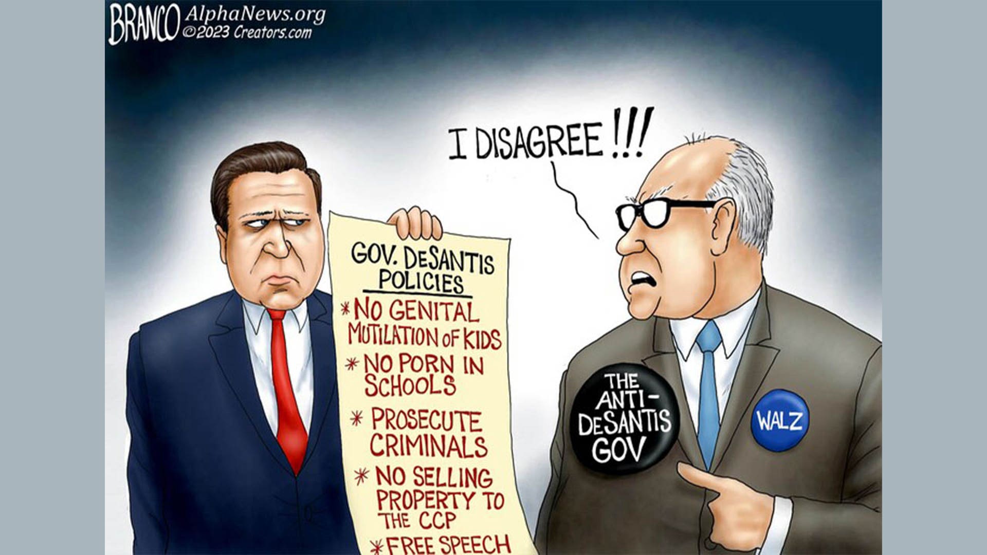 Tim Walz in political cartoons | Fox News