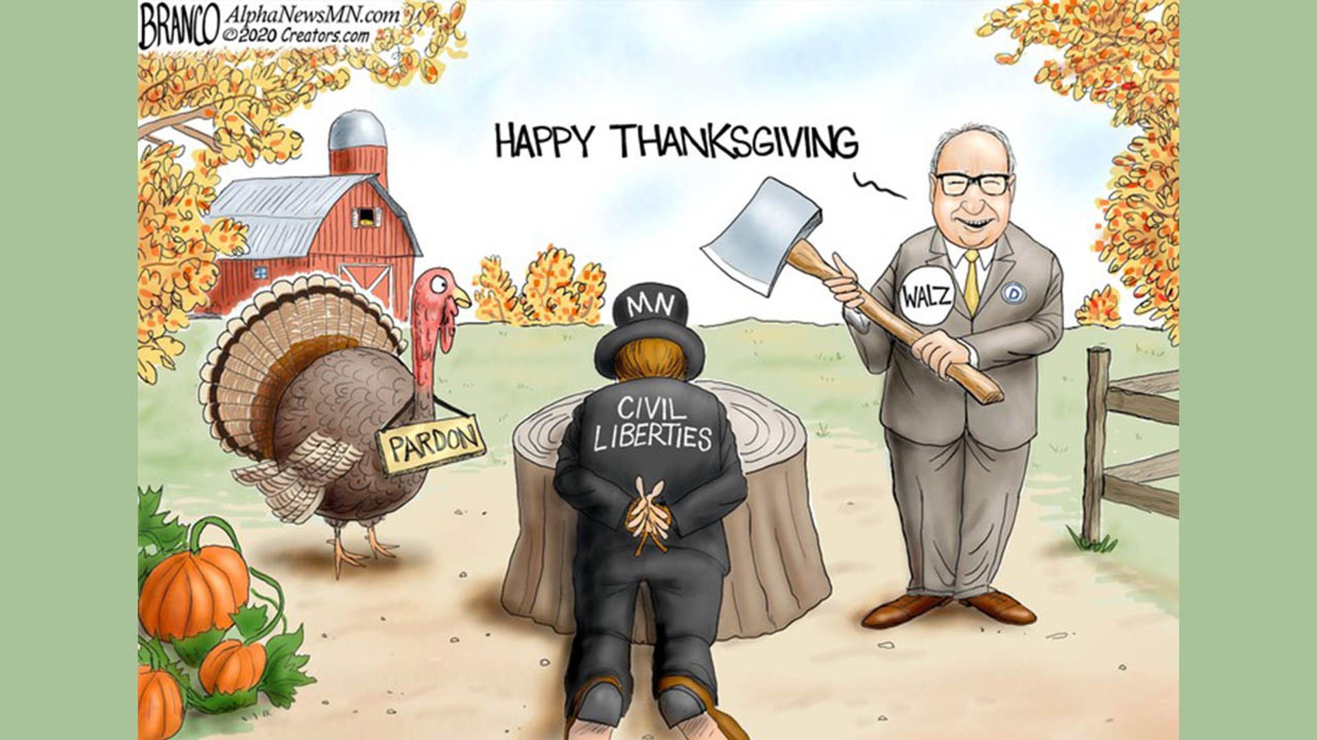 Tim Walz in political cartoons | Fox News