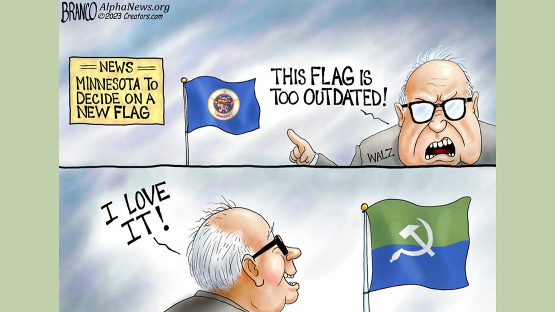 Tim Walz in political cartoons | Fox News