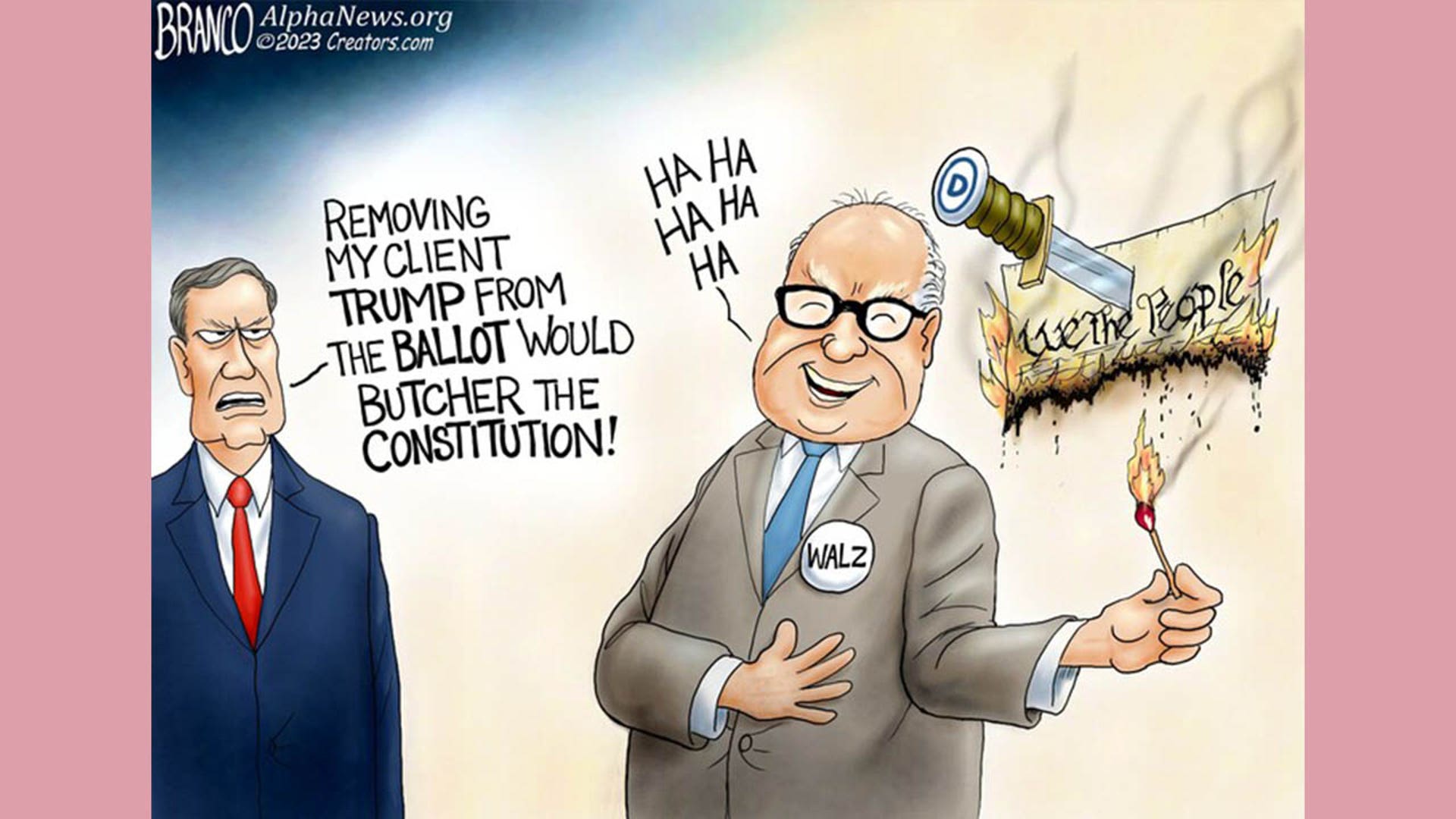 Tim Walz in political cartoons | Fox News