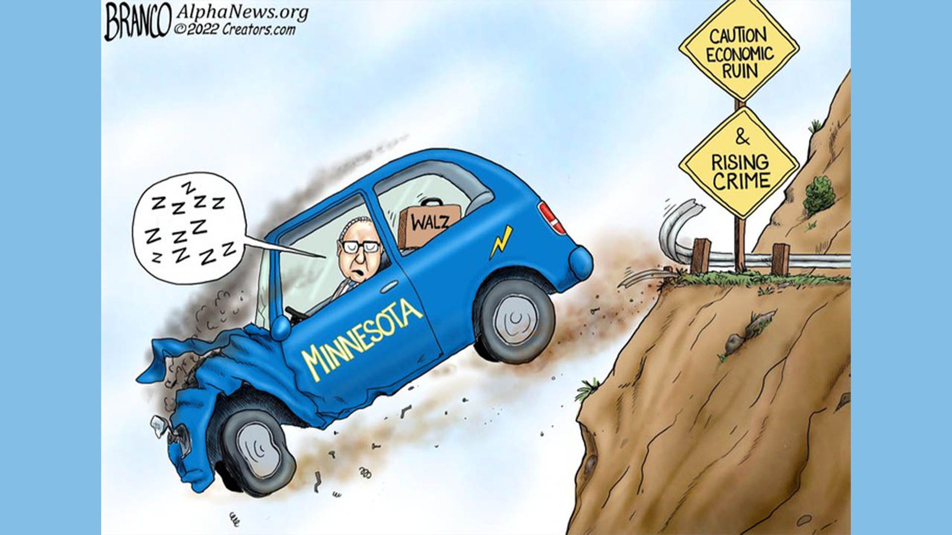 Tim Walz in political cartoons | Fox News